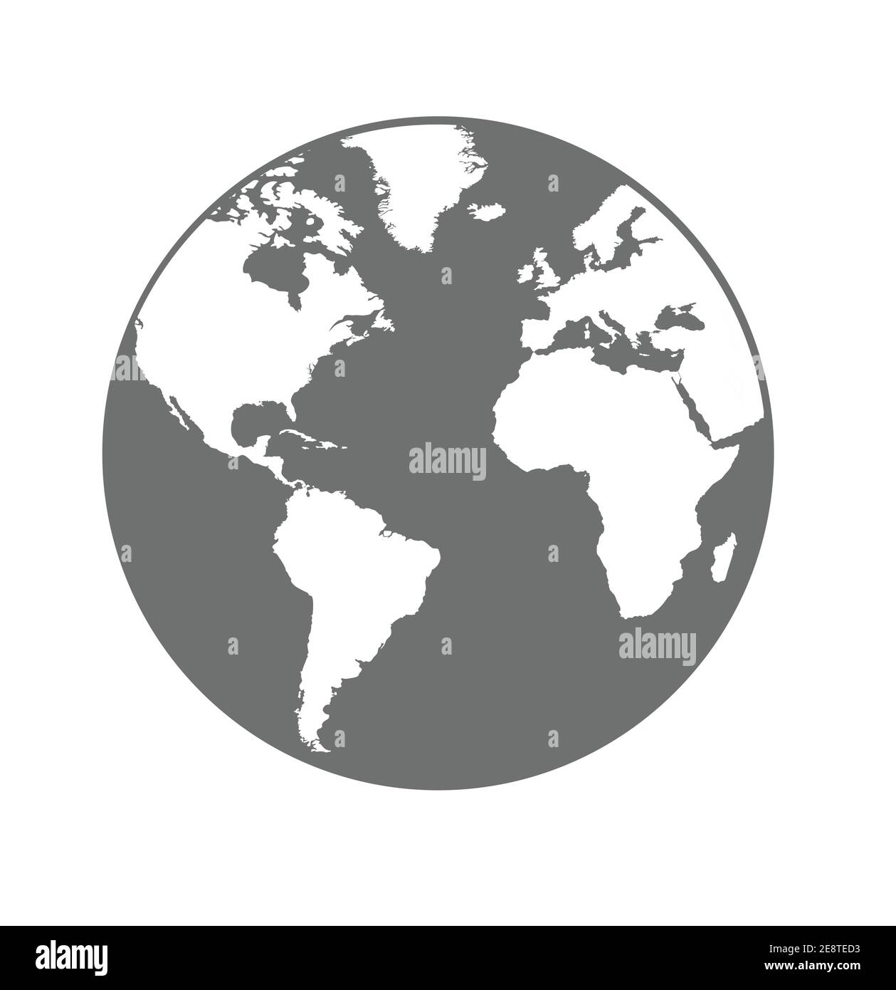 world globe vector illustration Stock Vector Image & Art - Alamy