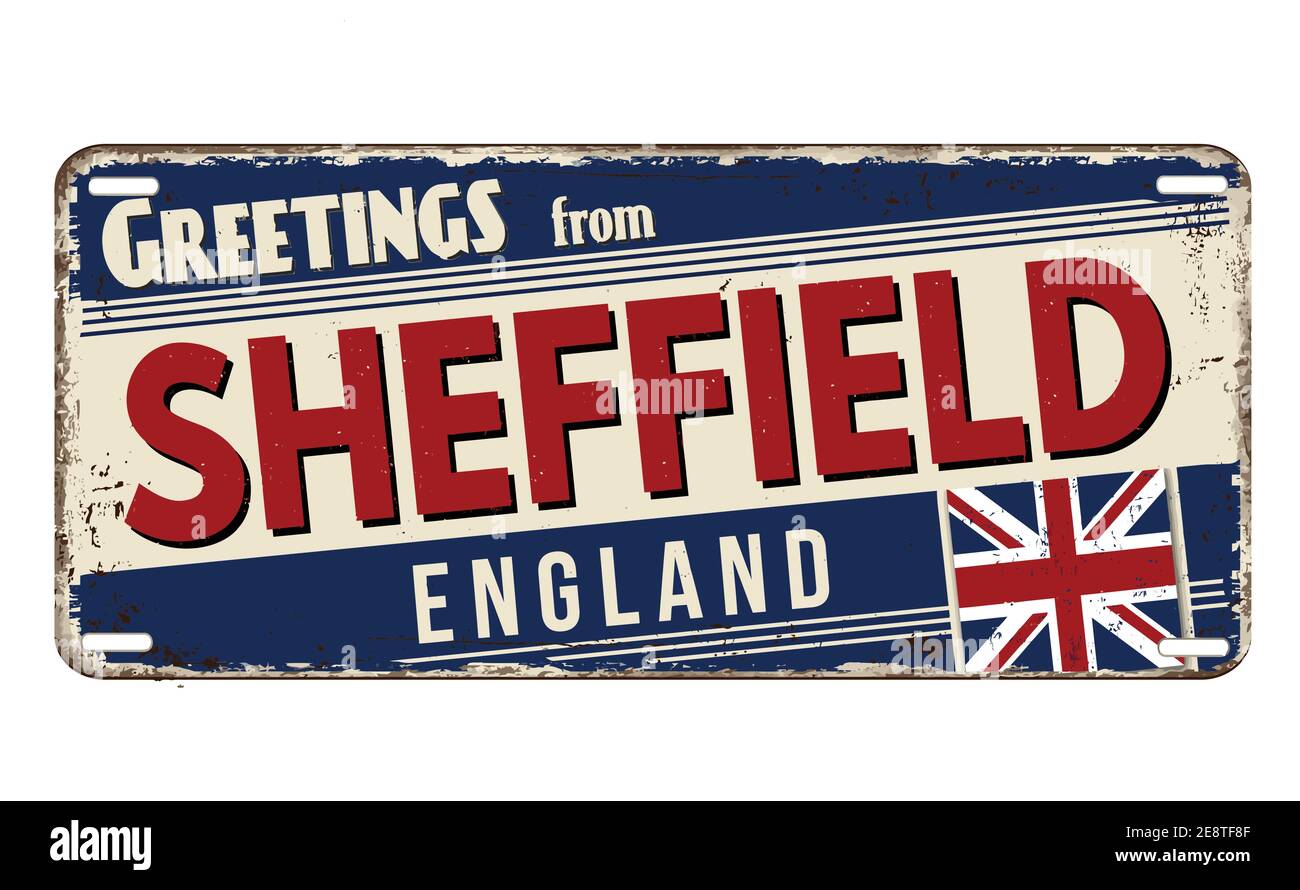Sheffield road sign Stock Vector Images - Alamy
