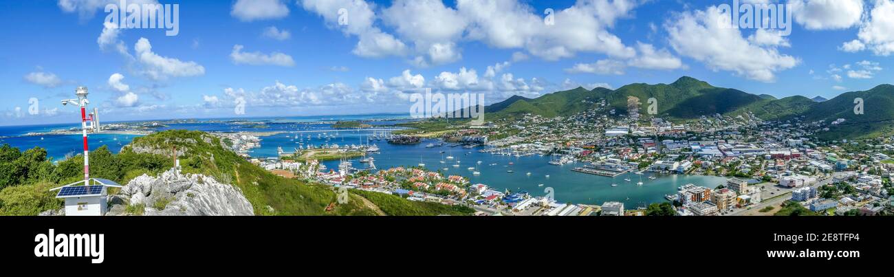 The beautiful island of St.Maarten located in the Caribbean. Island ...