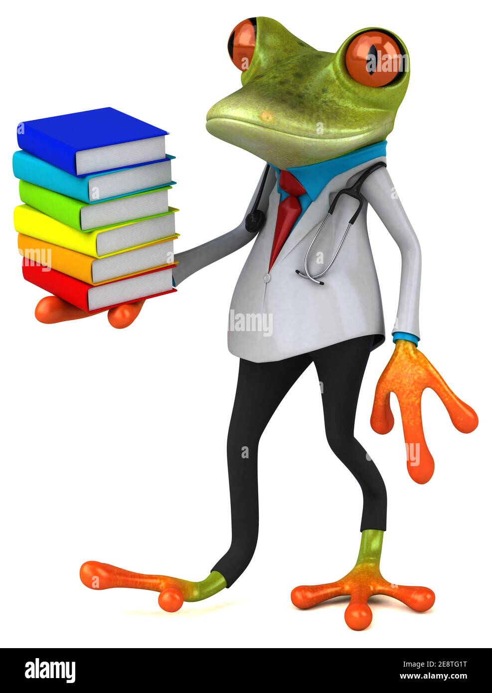 Frog doctor - 3D Illustration Stock Photo - Alamy