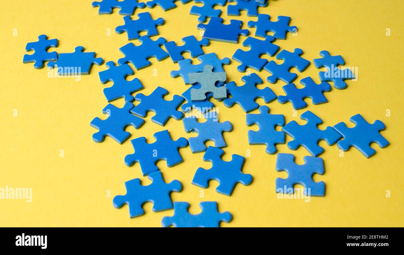 blue puzzles, textures and background Stock Photo - Alamy