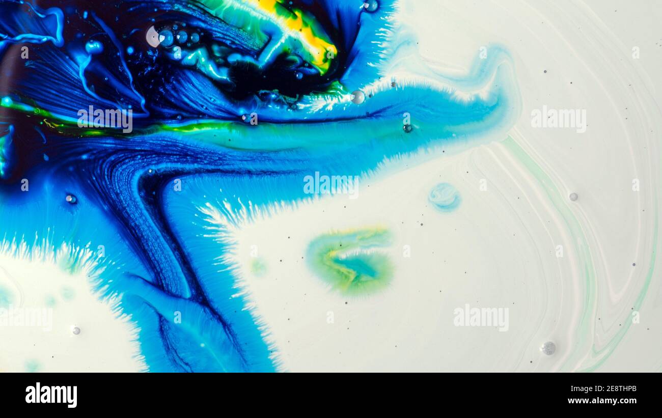 Colorful texture. Watercolor painting. Ink splash. Bright colorful ...