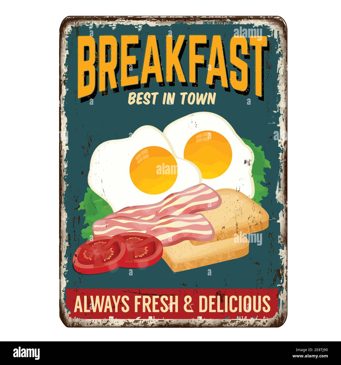 Breakfast Illustration Vintage