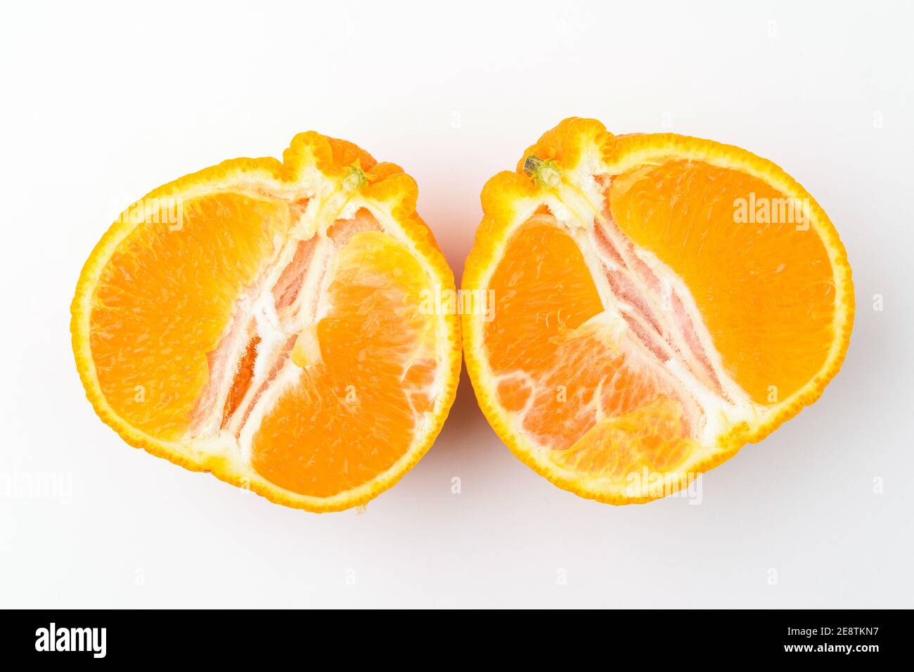 Jeju Island Citrus Hallabong on white background Stock Photo - Alamy