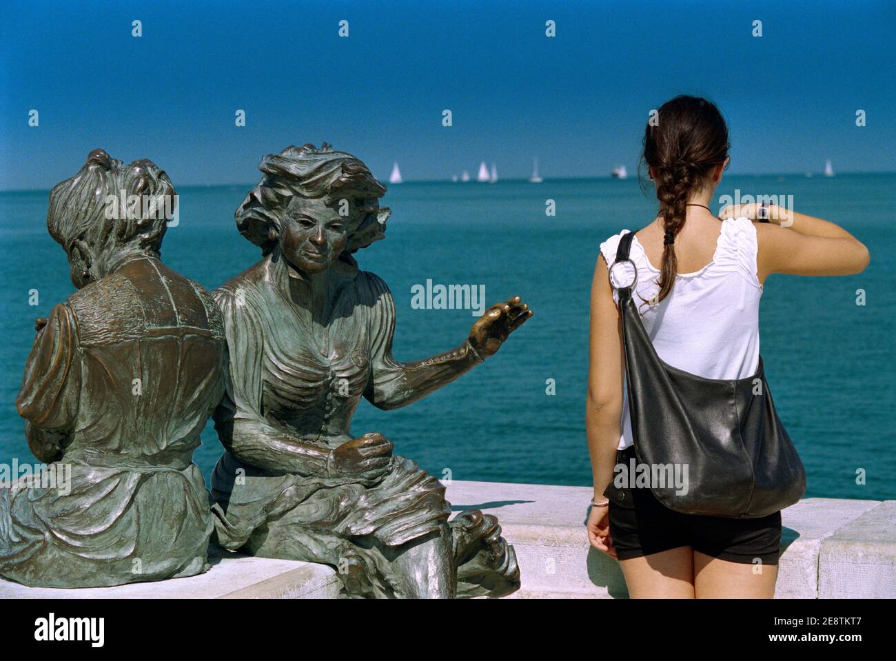 Trieste waterfront bronze statue hi-res stock photography and images ...