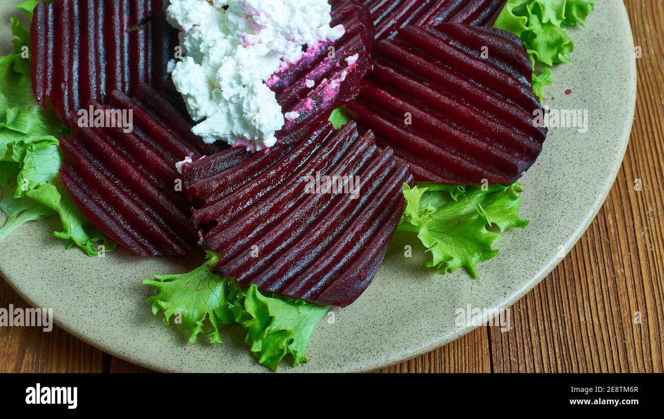 Patzaria salata, Greek-style beet salad Stock Photo - Alamy