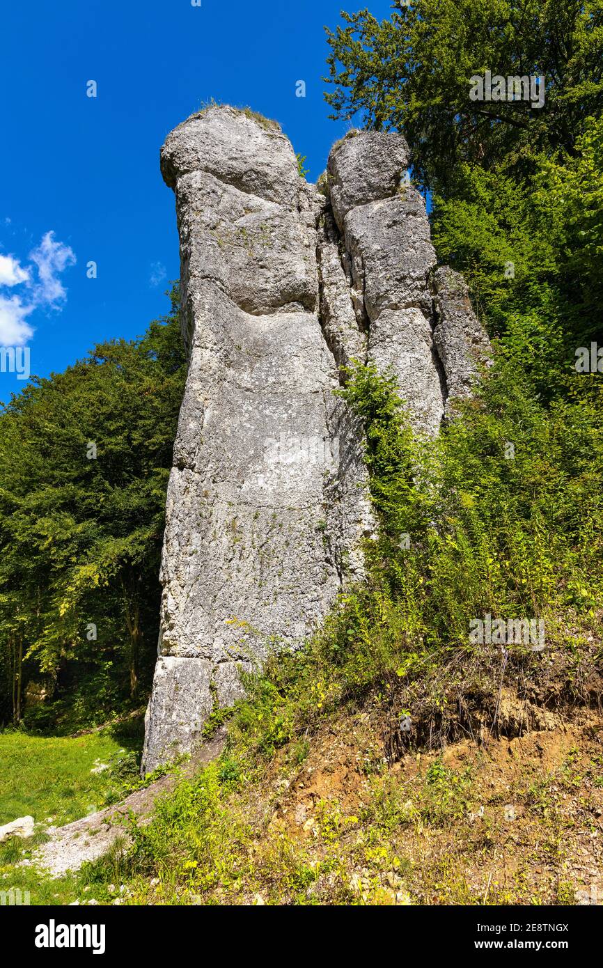 Bedkowska Baszta rock known as Dupa Slonia - Elephant’s Ass - in ...