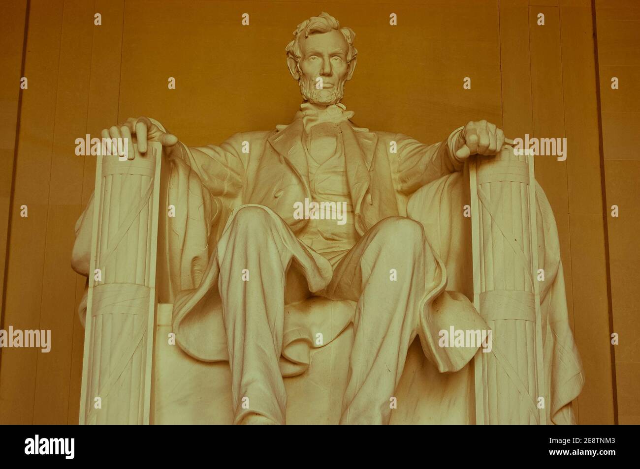 Abraham Lincoln statue in Washington DC USA Stock Photo - Alamy