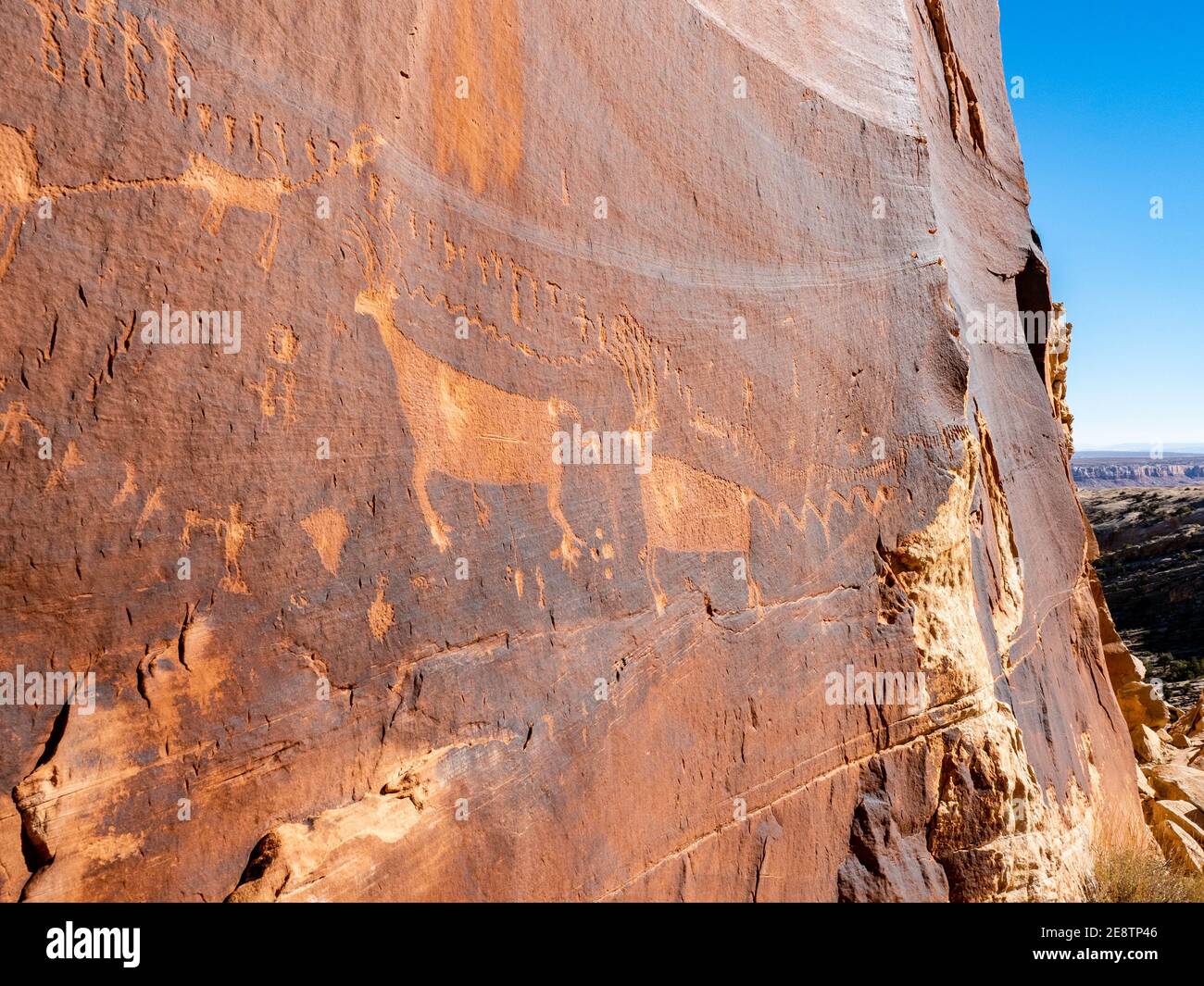 Indian rock art panel hi-res stock photography and images - Alamy