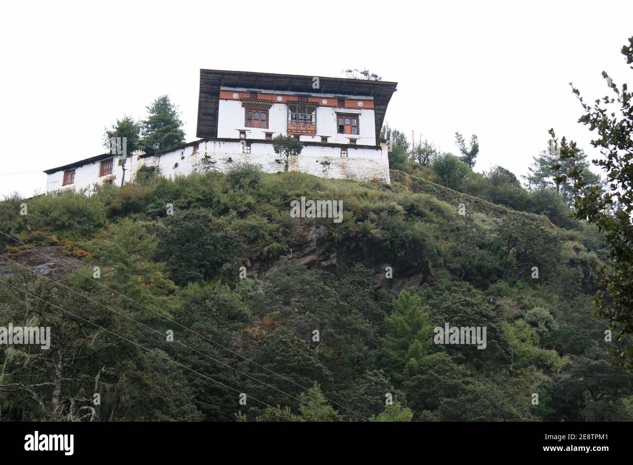 building (buddhist temple ?) in paro in bhutan Stock Photo - Alamy