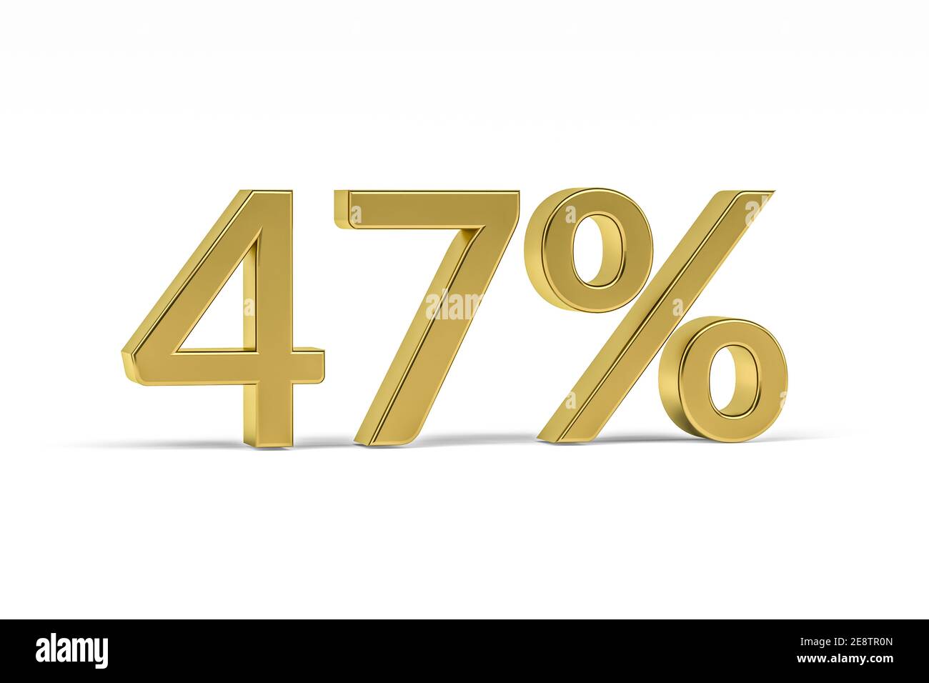 Golden percentage digits - number with percent symbol - golden percent ...