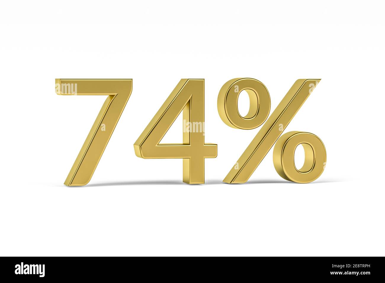 Golden percentage digits - number with percent symbol - golden percent ...
