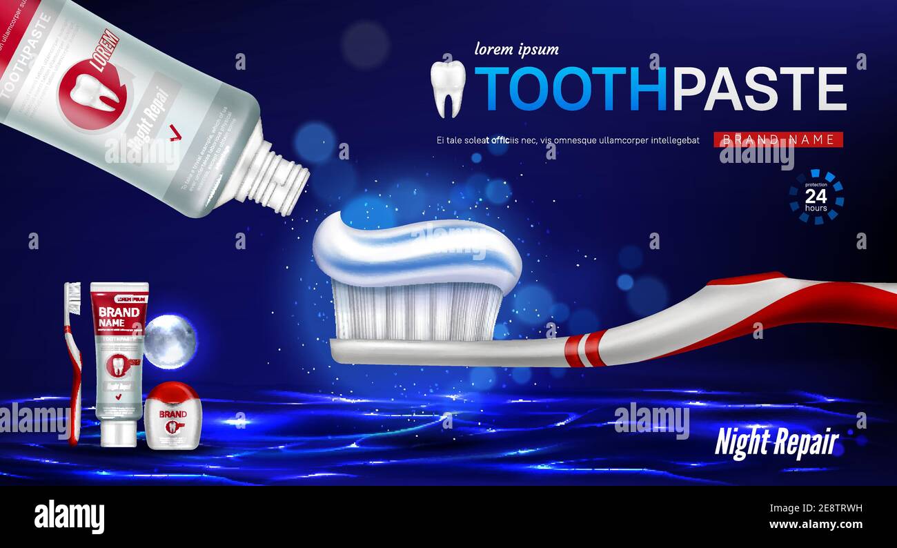 Mouthwash Advert Stock Vector Images - Alamy