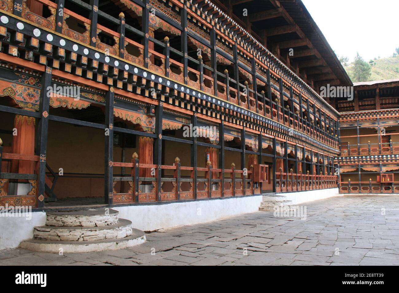 buddhist fortress (dzong) in paro in bhutan Stock Photo - Alamy