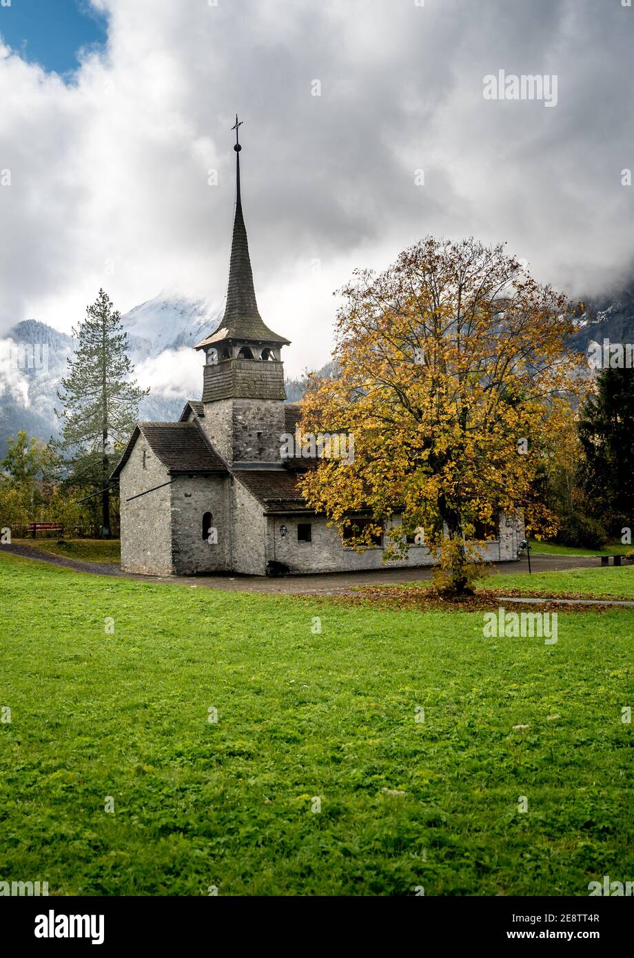 Church kandersteg switzerland hi-res stock photography and images - Alamy