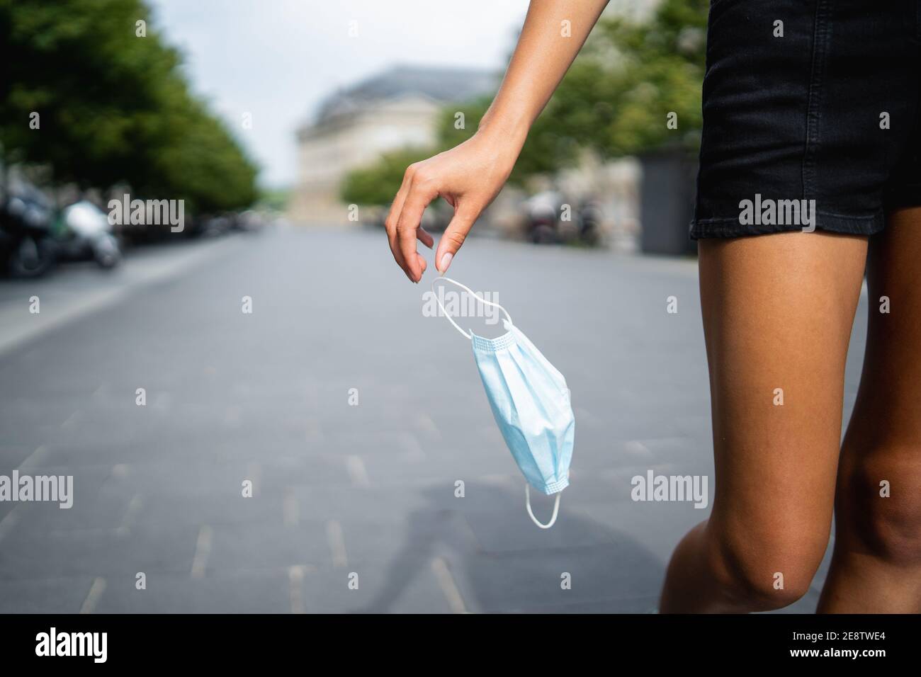 Throwing the mask hi-res stock photography and images - Alamy