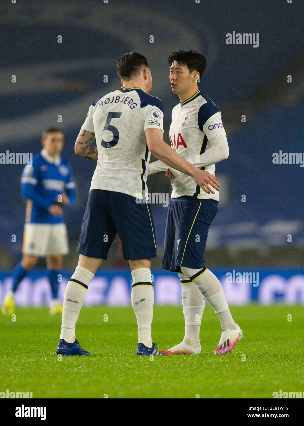 Brighton And Hove, UK. 31st Jan, 2021. Son Heung-Min of Tottenham ...