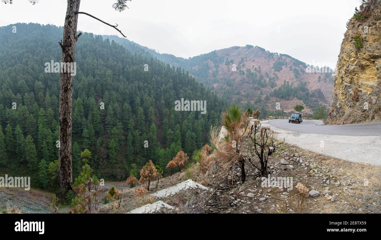 Kunhar River Road Naran Valley Abbottabad Stock Photo - Alamy