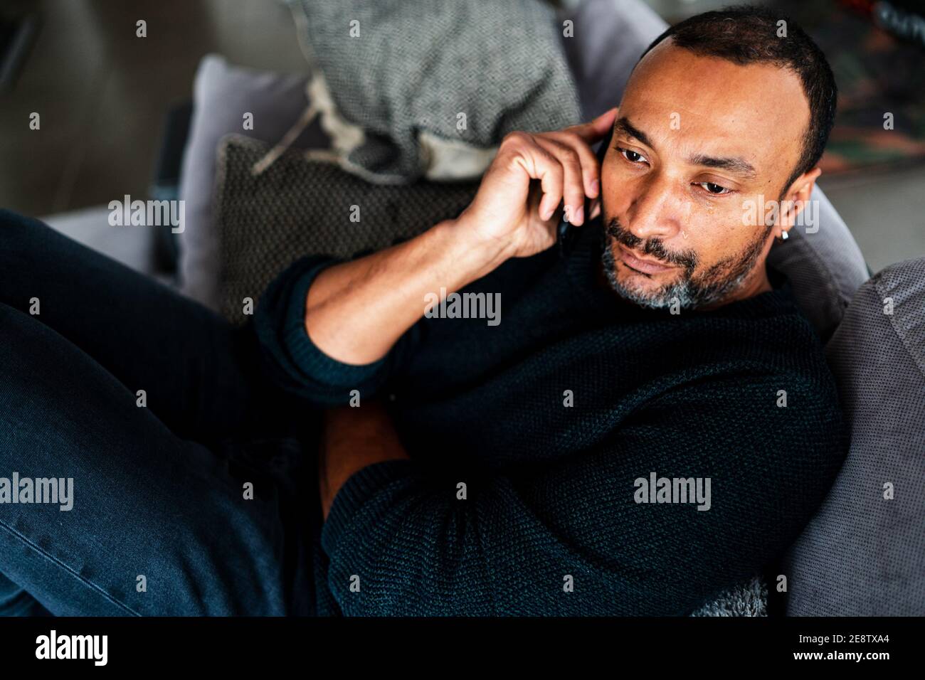 Mixed race diverse man feeling hi-res stock photography and images - Alamy