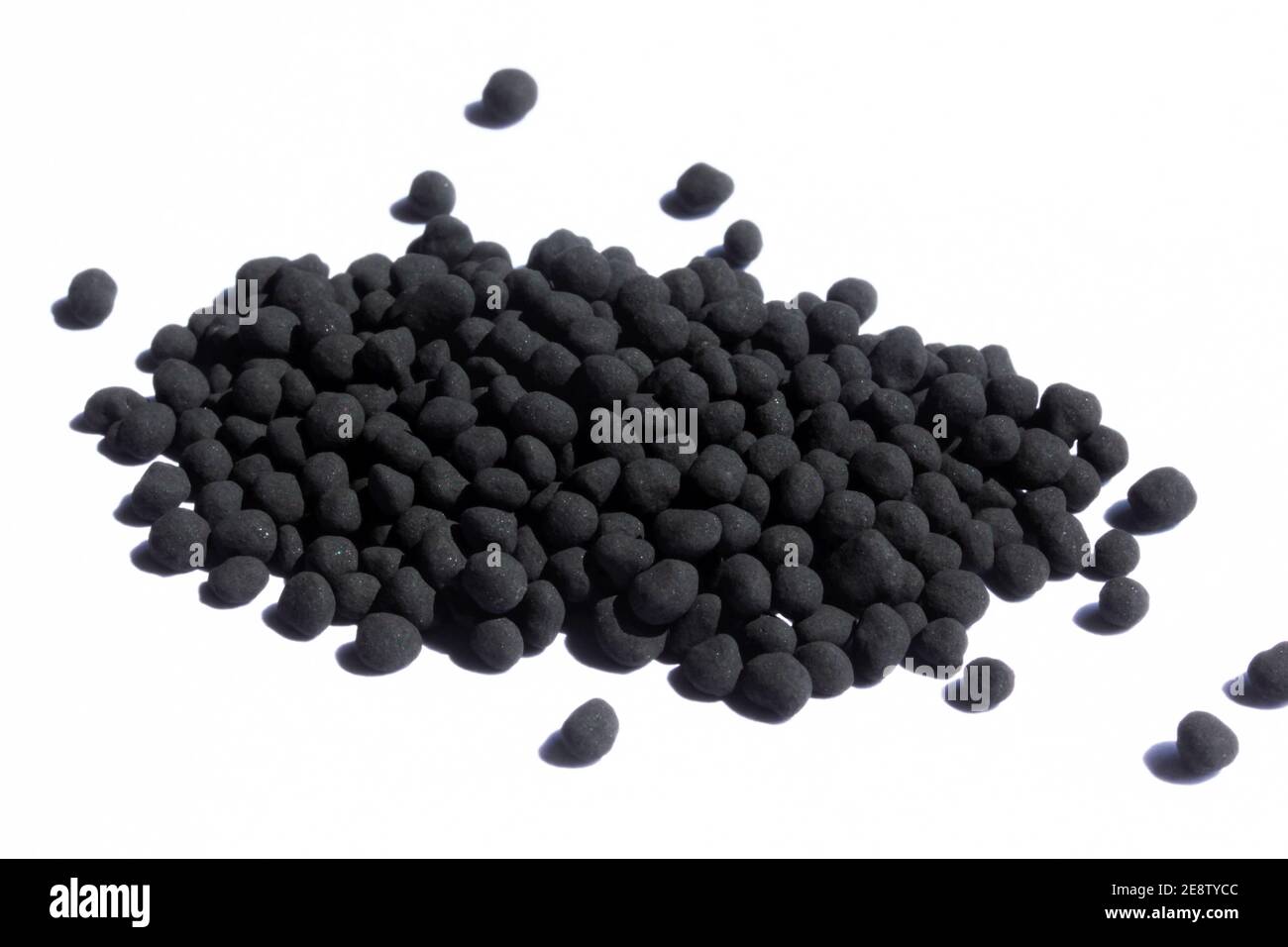 powder food colors on a white background Stock Photo - Alamy