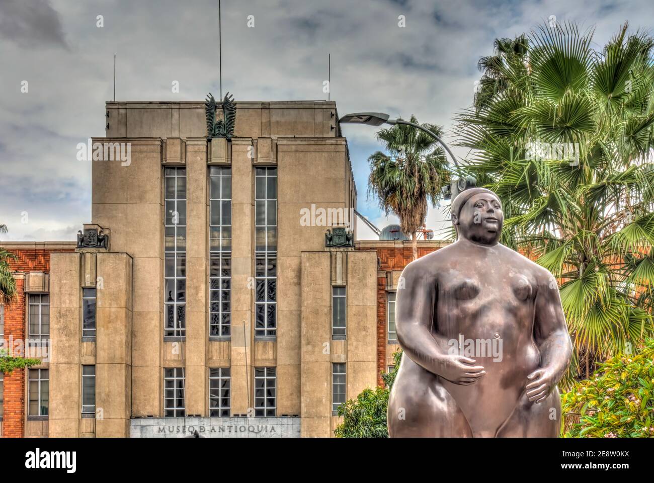 Medellin city center, HDR Image Stock Photo - Alamy