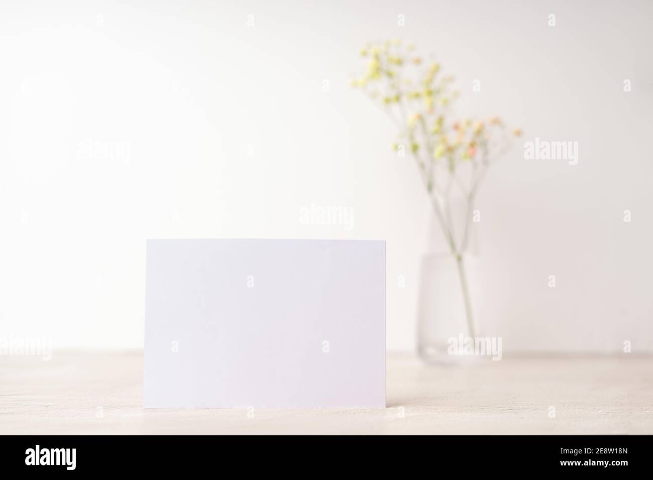 White blank letter greeting card Stock Photo - Alamy