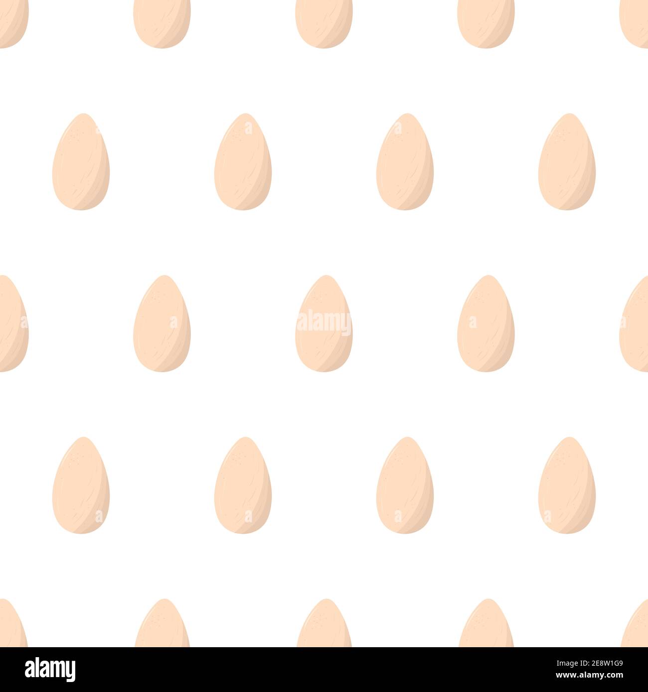 Egg seamless pattern for print design. Traditional holiday. Summer ...