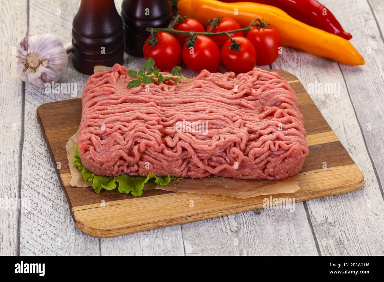 Raw turkey minced meat for cooking Stock Photo - Alamy