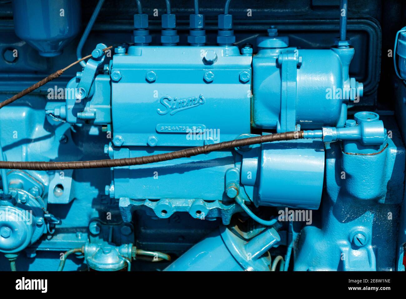 Fordson Power Major engine at Brough. Cumbria Easter Rally 2019 Stock ...