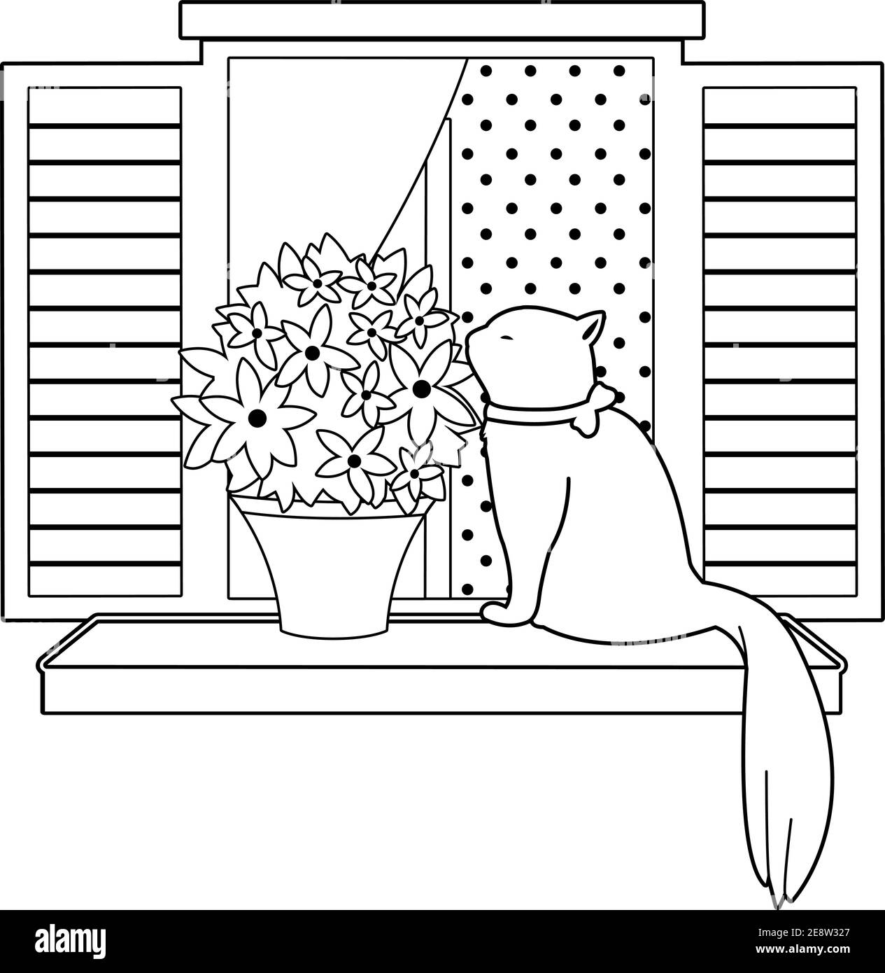 Window Coloring Pages