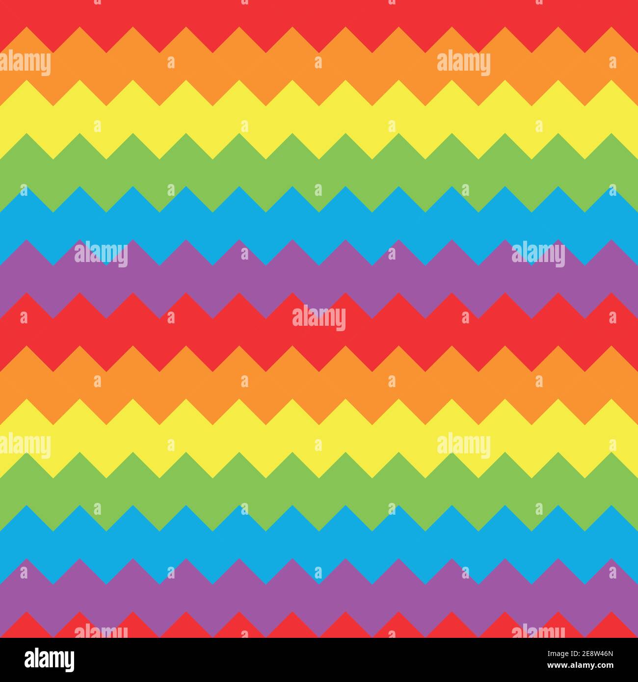 Colorful seamless chevron pattern. Flat vector illustration Stock ...