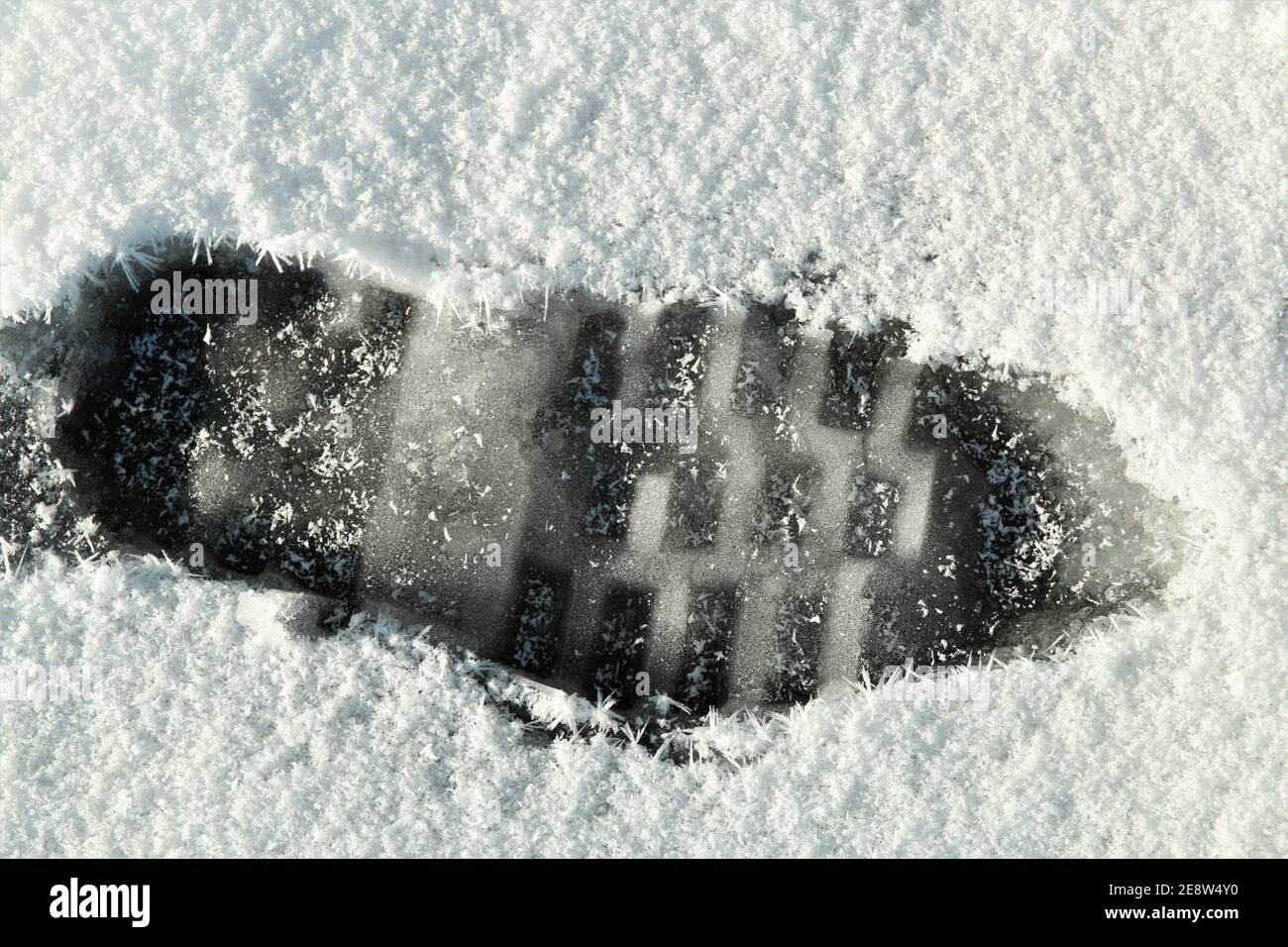 Dark footprint hi-res stock photography and images - Alamy