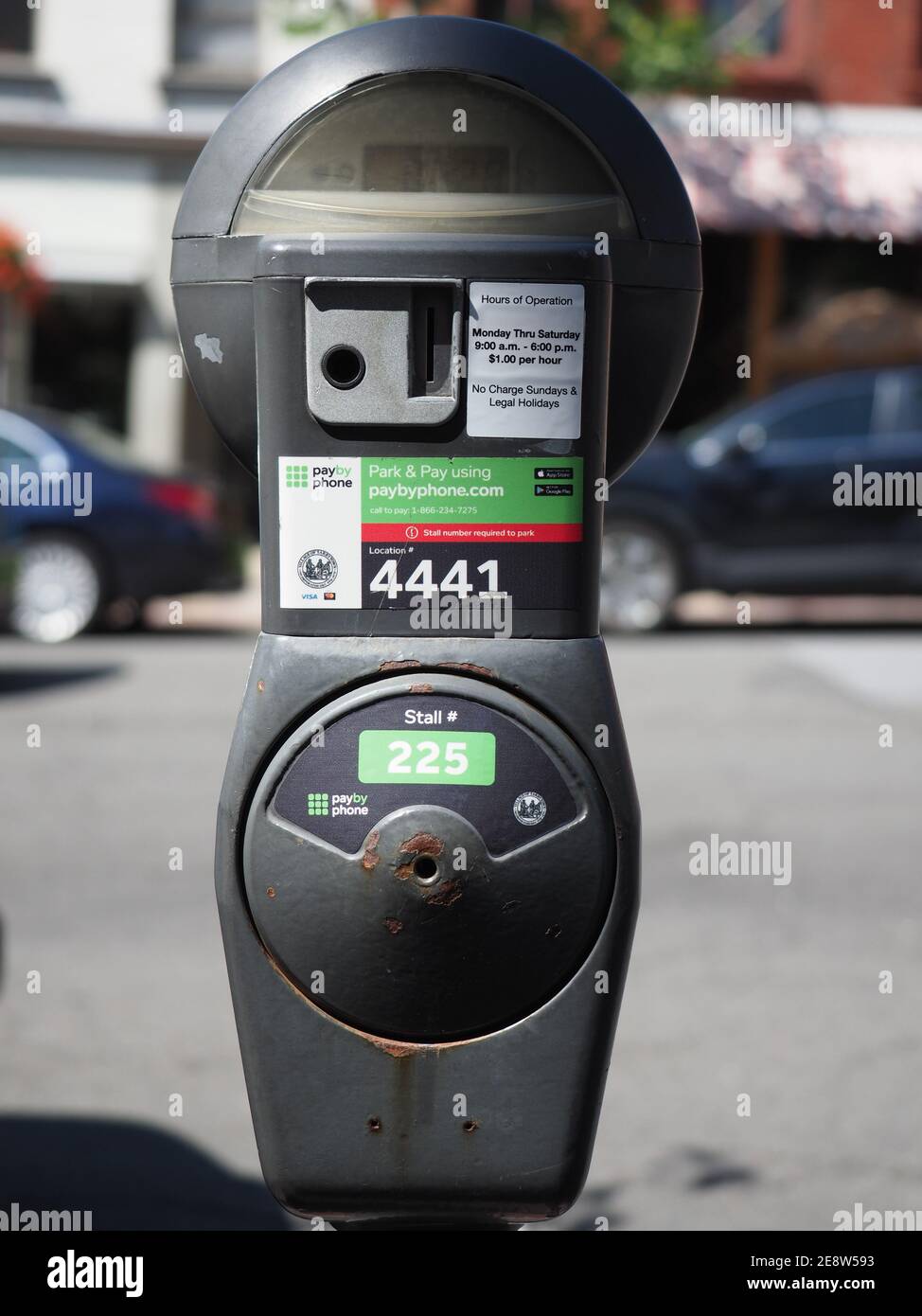 Old parking meter in us hi-res stock photography and images - Alamy