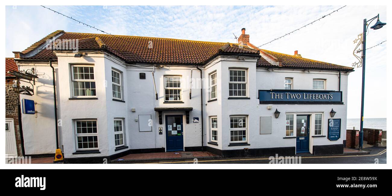 Two lifeboats sheringham hi-res stock photography and images - Alamy