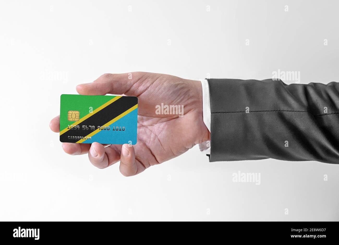 Tanzania holding flag hi-res stock photography and images - Alamy