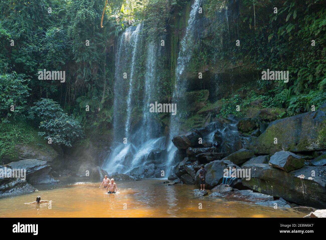 Phnom kulen waterfall hi-res stock photography and images - Alamy
