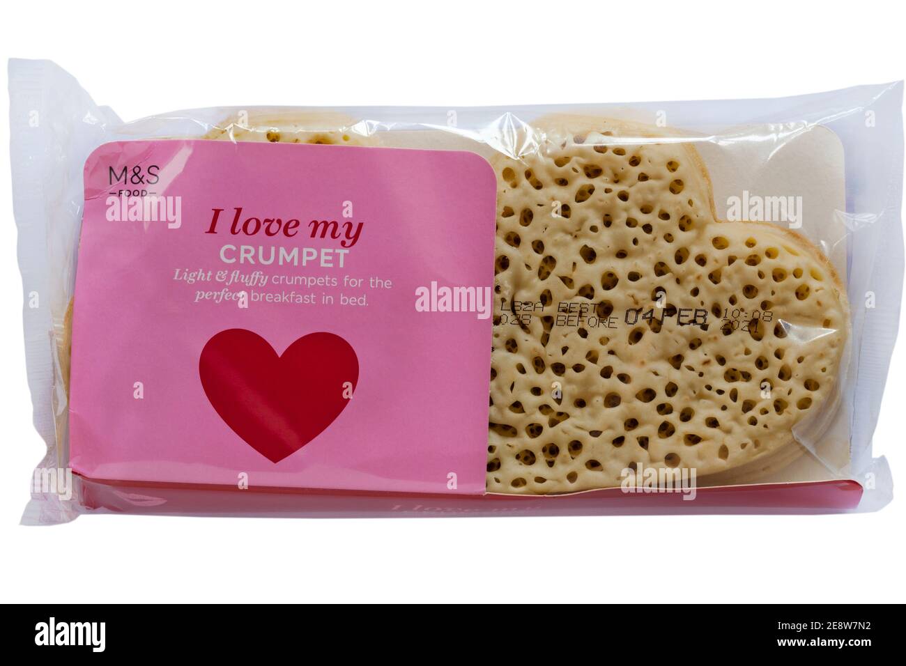 I love my crumpet, heart shaped crumpets from M&S ready for St ...