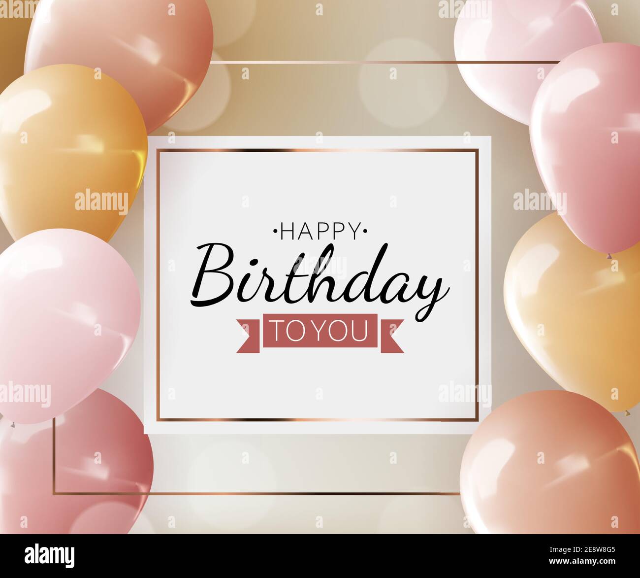 Realistic 3d balloon background for party, holiday, birthday, promotion ...