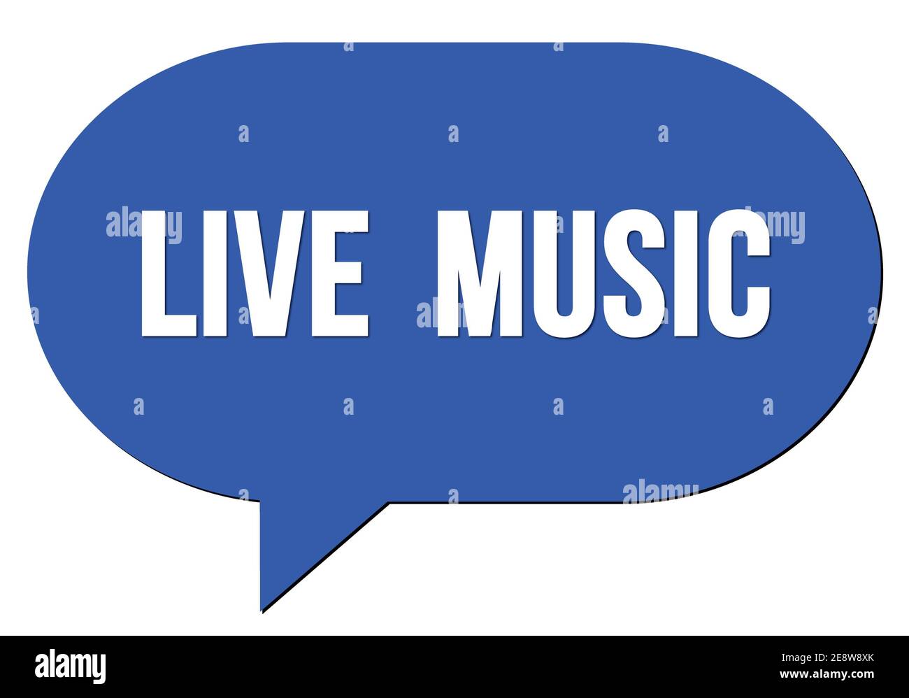 Live music sign in Cut Out Stock Images & Pictures - Alamy