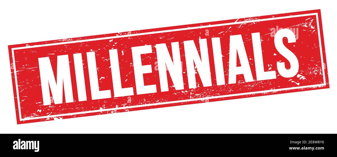 Millennials stamp hi-res stock photography and images - Alamy