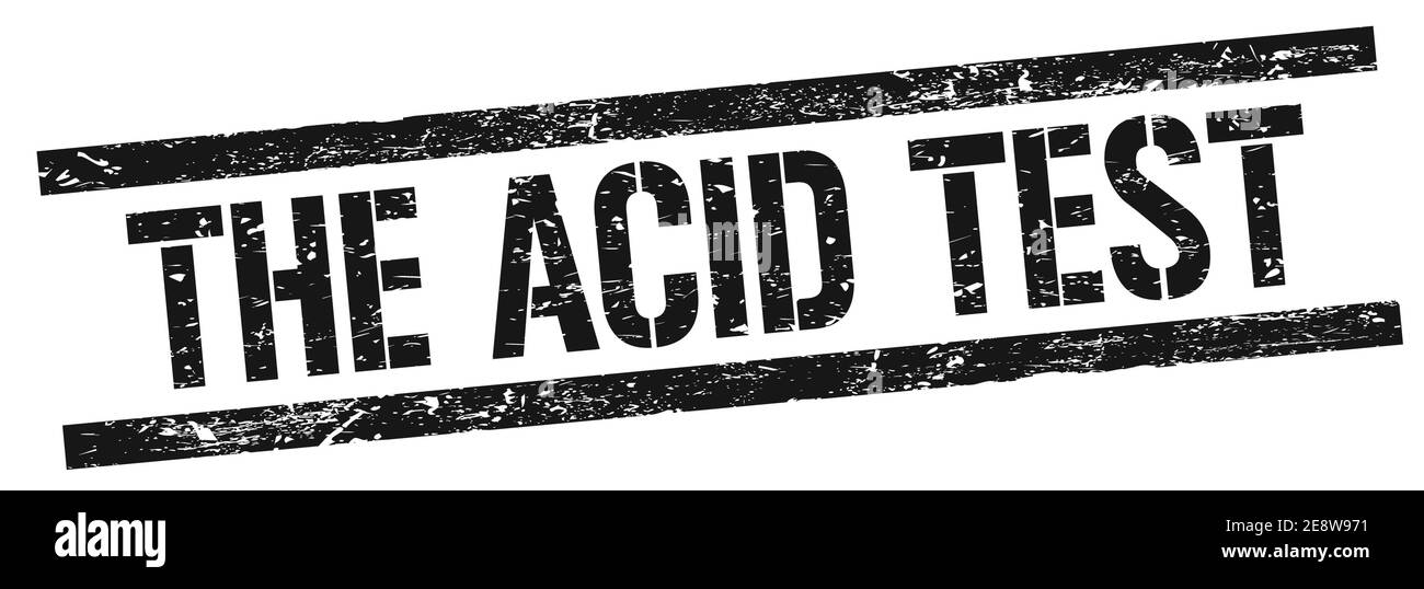 The acid test stamp hi-res stock photography and images - Alamy