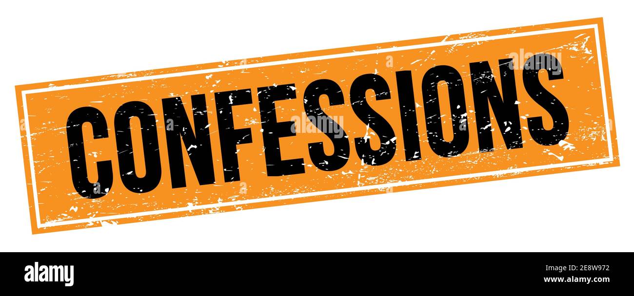 Confessions word hi-res stock photography and images - Alamy