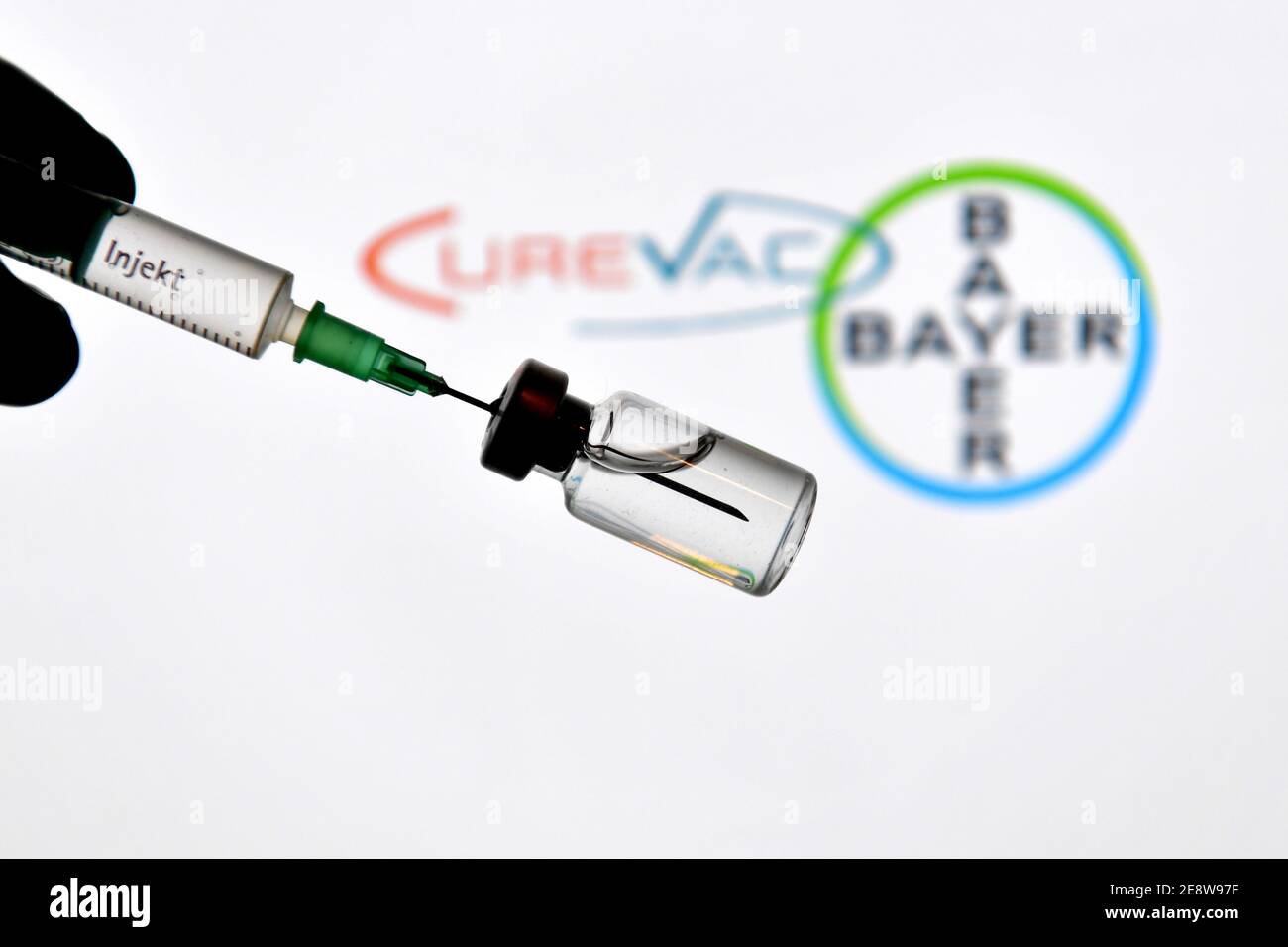 Bayer curevac vaccine hi-res stock photography and images - Alamy