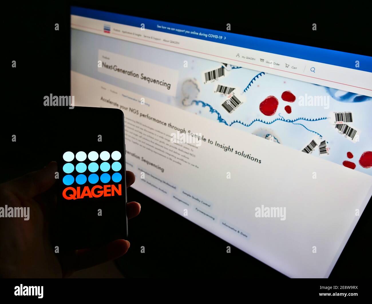 Qiagen logo hi-res stock photography and images - Alamy