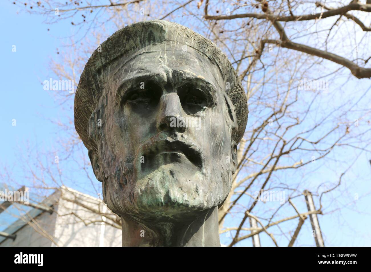 Statue of famous German Printer Johannes Gutenberg in Mainz,Germany ...