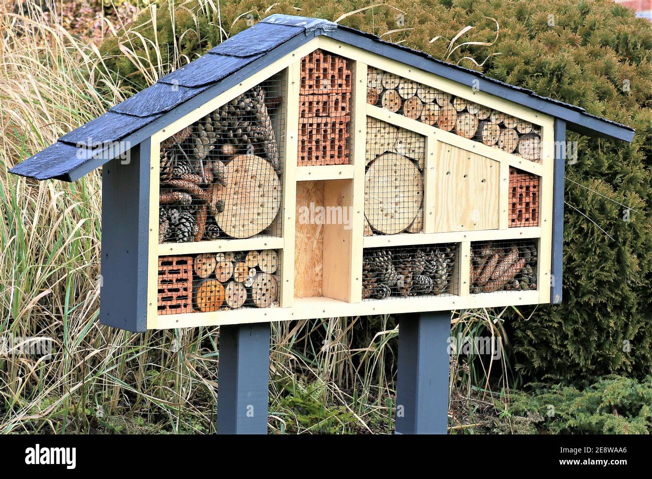 sign in the garden Stock Photo - Alamy