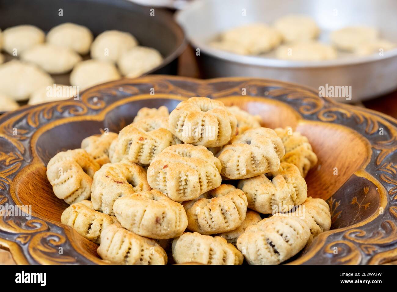 Arabian eid sweets ,mamoul ,kahk, islamic celebration Stock Photo - Alamy