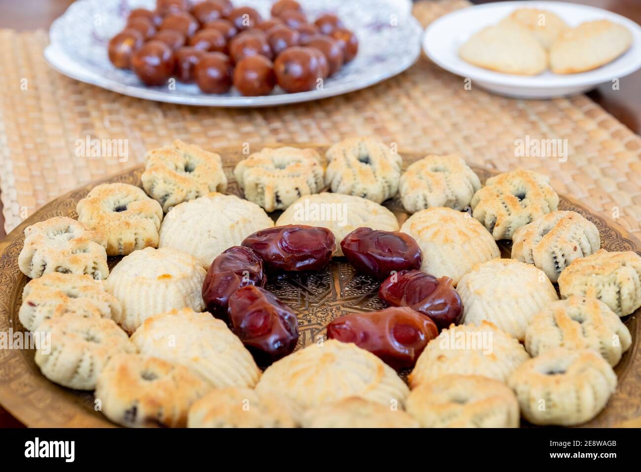 Arabian eid sweets ,mamoul ,kahk, islamic celebration Stock Photo - Alamy