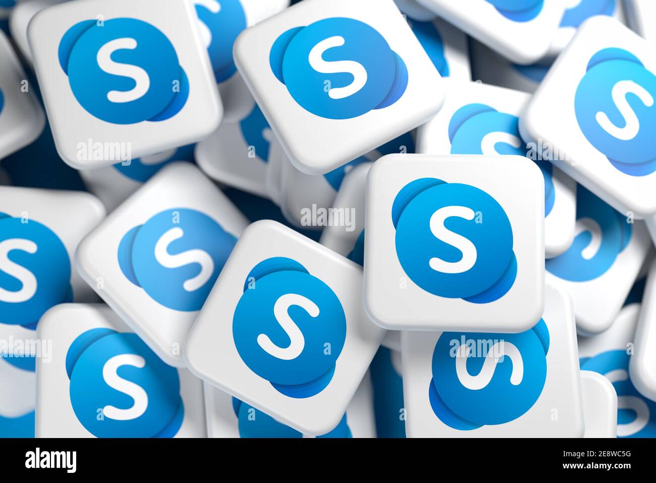 Skype conferencing hi-res stock photography and images - Alamy