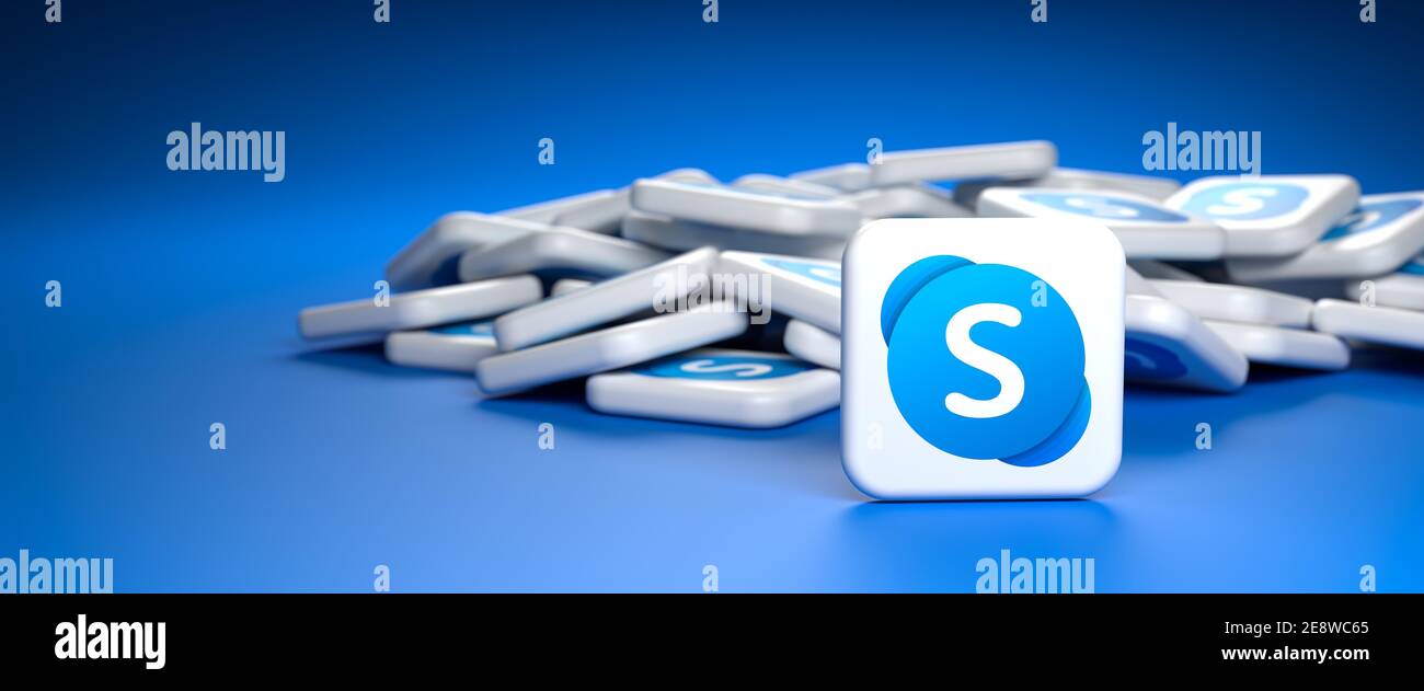 Skype for business logo hi-res stock photography and images - Alamy